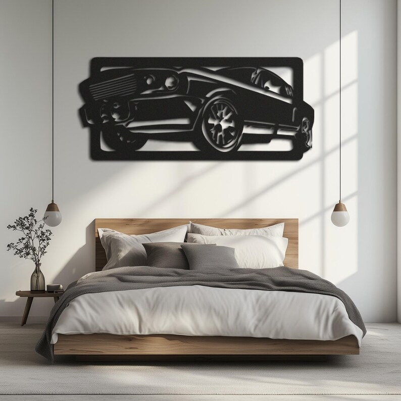 Ford Mustang Metal Wall Art - Classic Muscle Car Decor, Automotive Wall ...