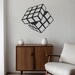 3D Rubik's Cube Metal Wall Art – Unique Puzzle Decor for Modern ...
