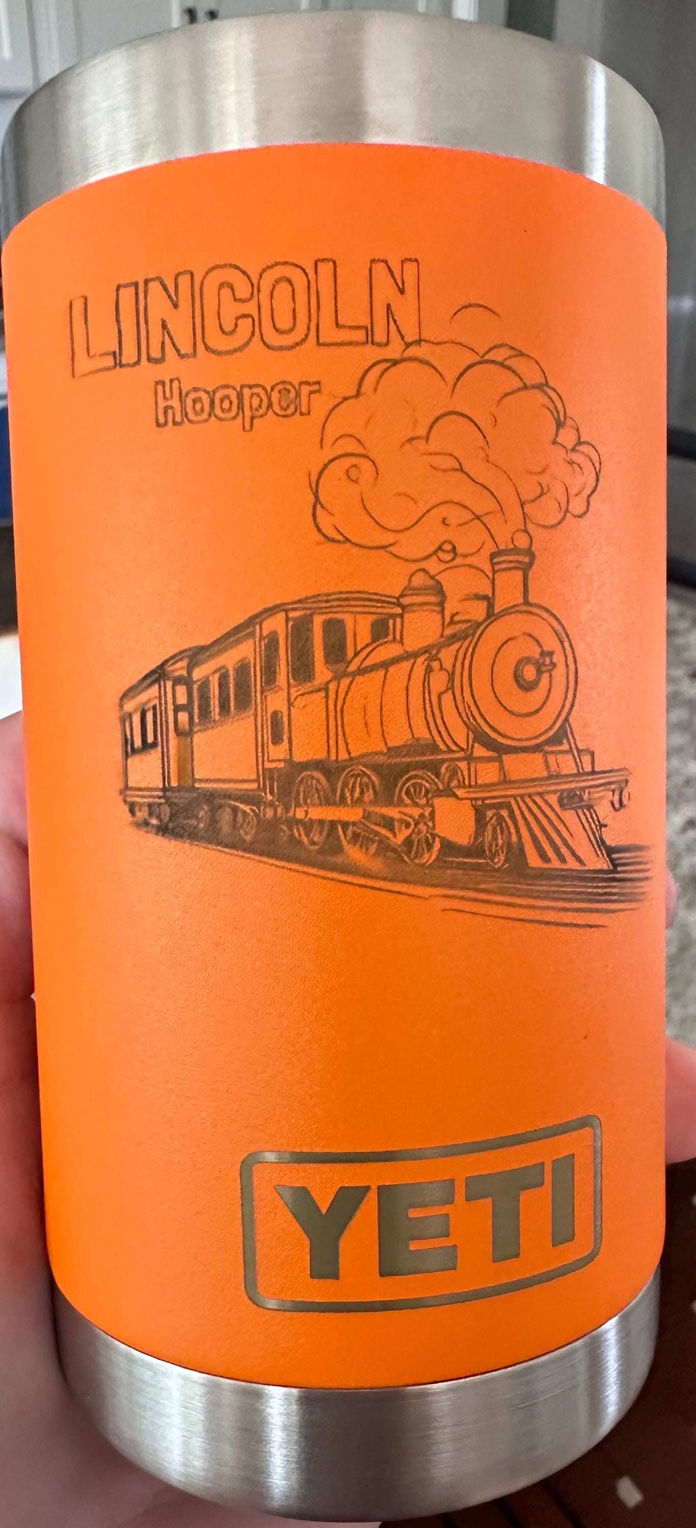 Personalized Train 12 Oz Yeti Rambler Jr Train Cup Train Lover Boys ...