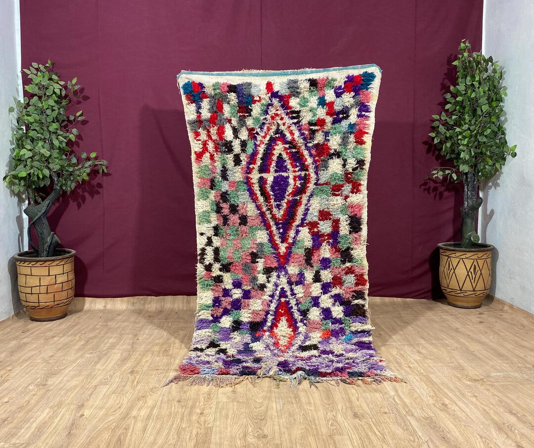 Authentic Berber Rug Bathroom Wall Art,ft 7x3 Rug Vintage Decor, Wall ...