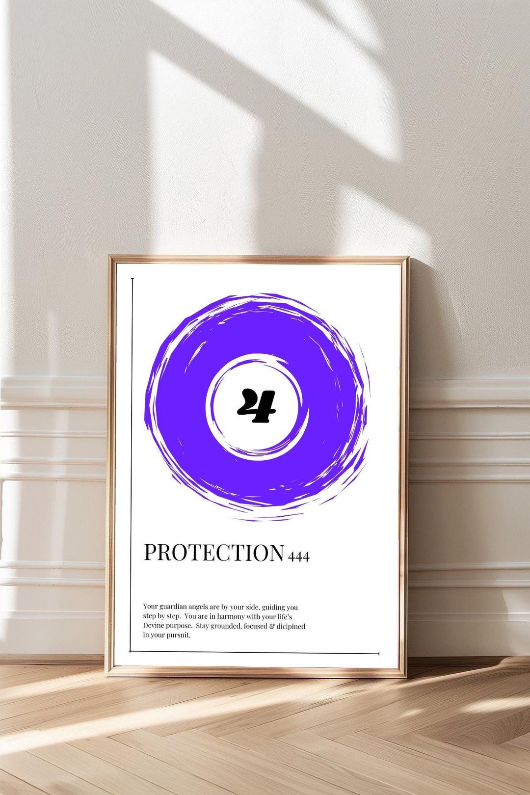 Angel Number 444 Poster, Billiard Ball Print - Etsy