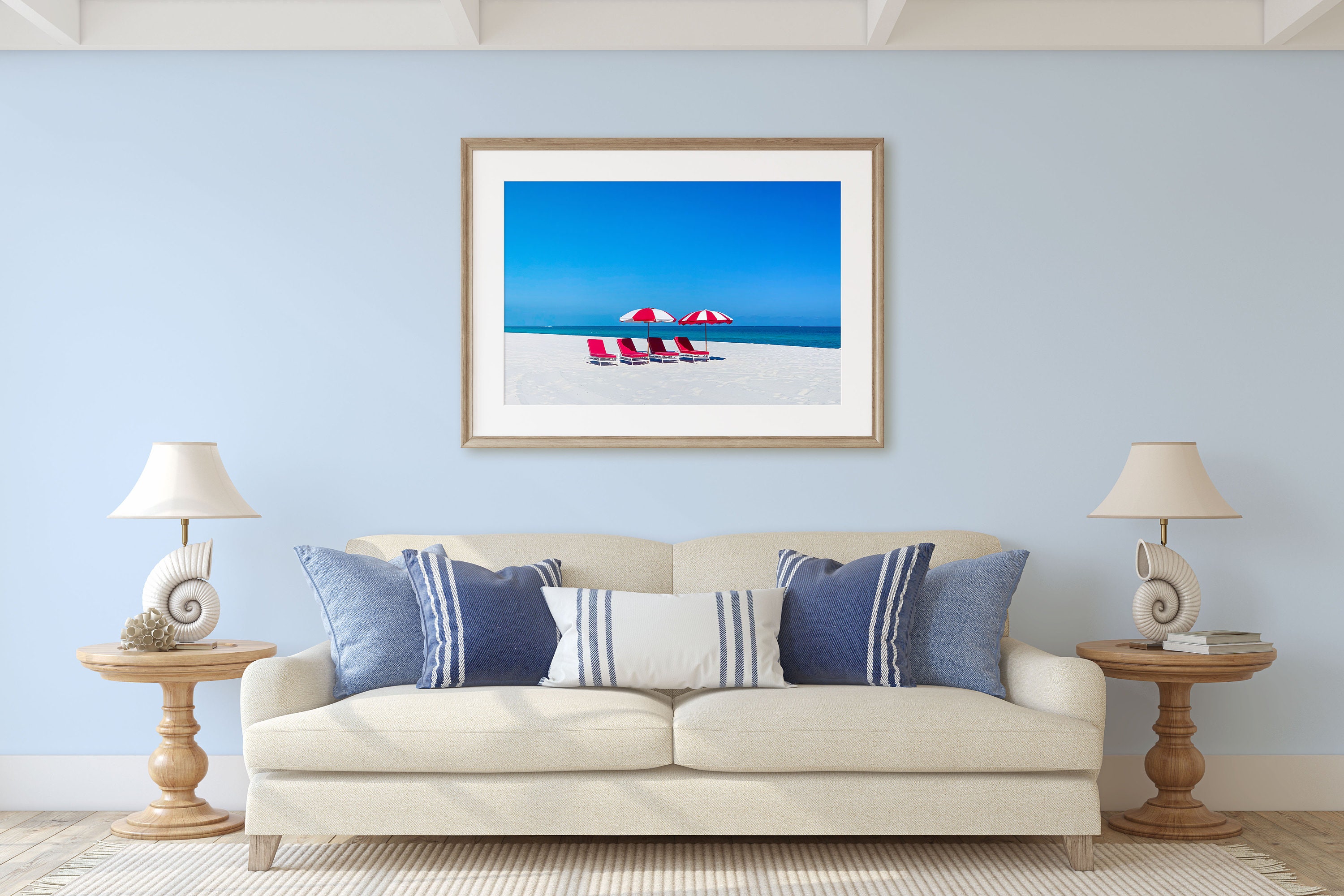 Vintage Vacation Printable Travel Poster, Ocean Beach Home Decor ...