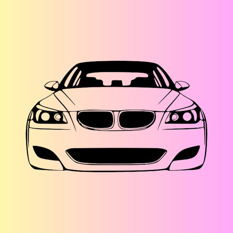 BMW SVG, DXF, Vector Files Metal Wall Art, Laser Cut, Cnc Designs, Car ...