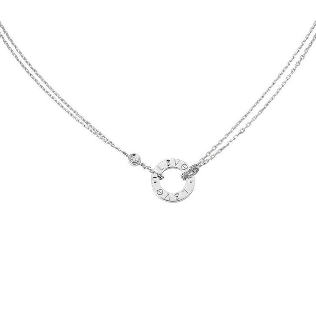Cartier Rolo Chain Designed White Gold Pendant Necklace Elegant Fine ...
