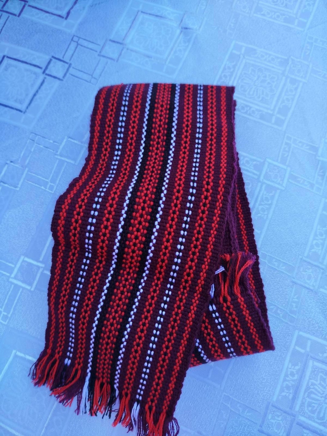 Handmade Woven Belt, Traditional Hutsul Design (11 Cm Width) - Etsy