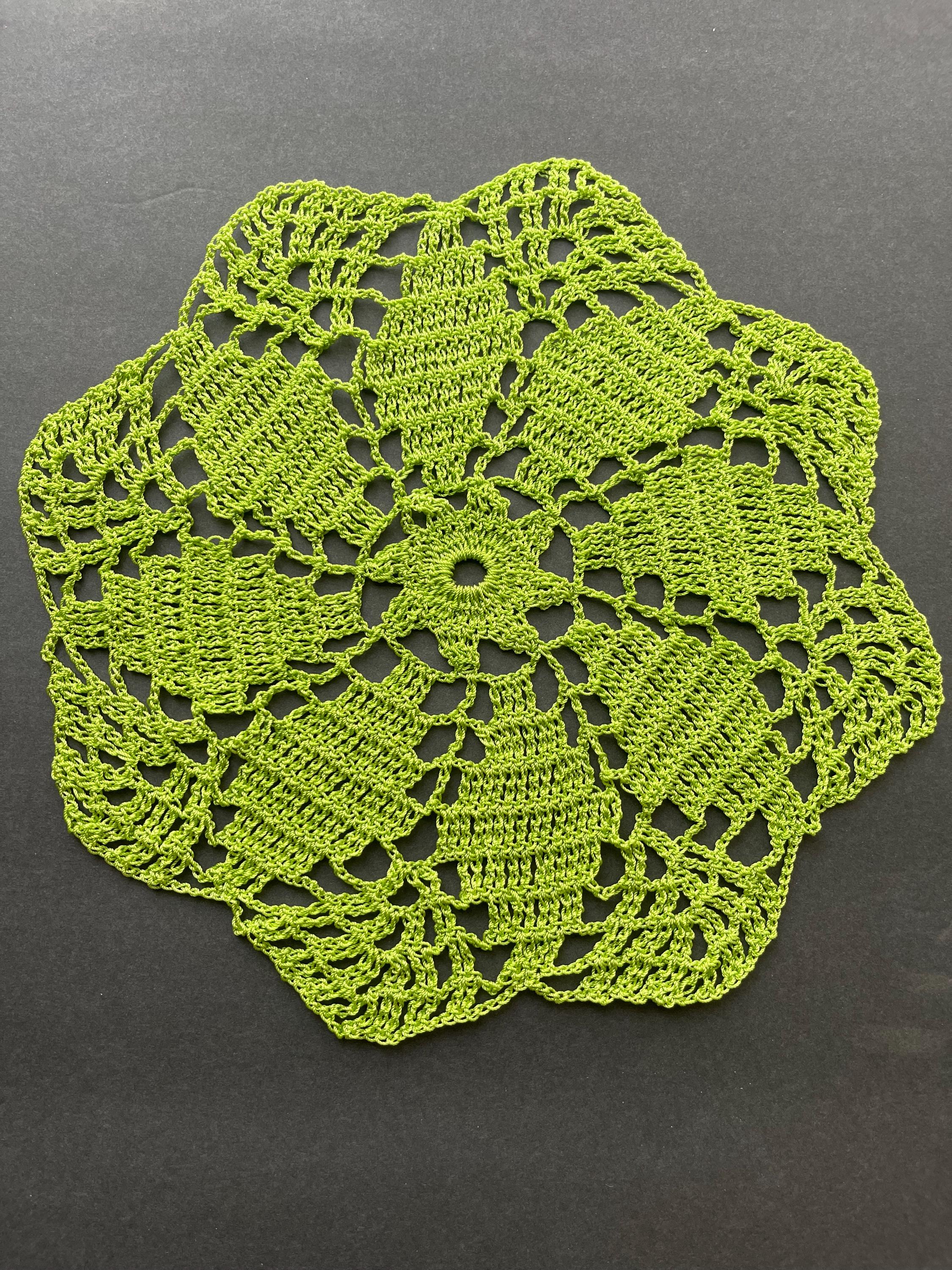 Classic Hand Crochet Doily Place Mat/furniture Place Mat/lace Mat/doily ...