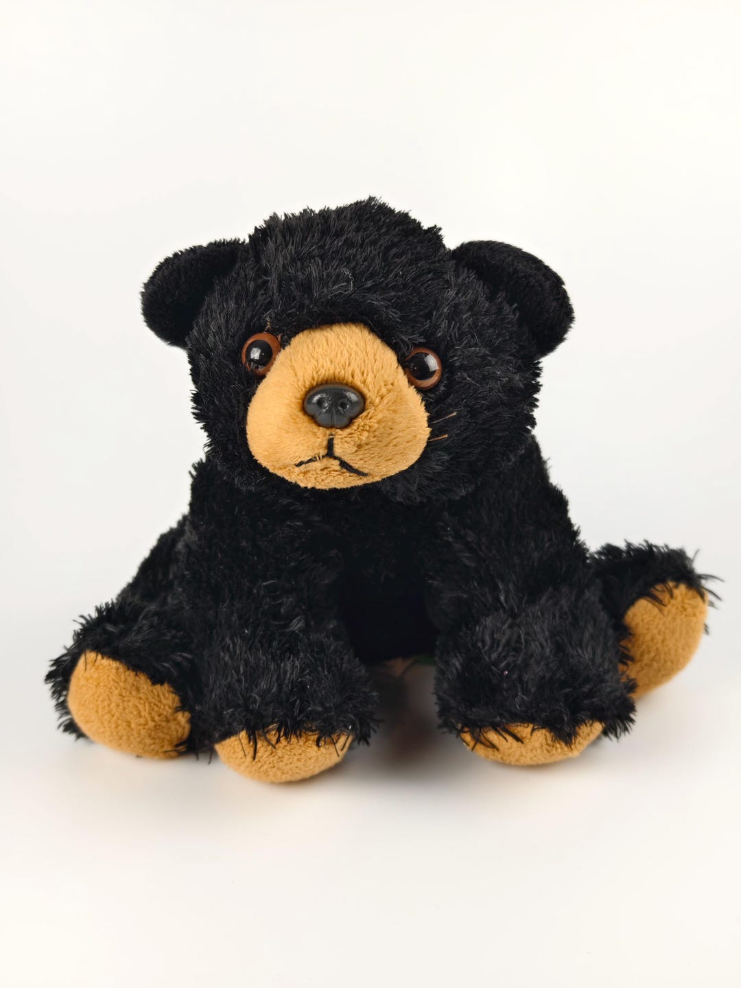 Mini Black Bear Plush Toy: 8" Wild Republic Stuffed Animal - Etsy