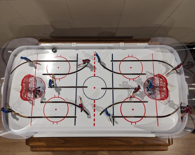 Power Play II Table Top Rod Hockey Game 37"l X 17"w X 7"h - Etsy