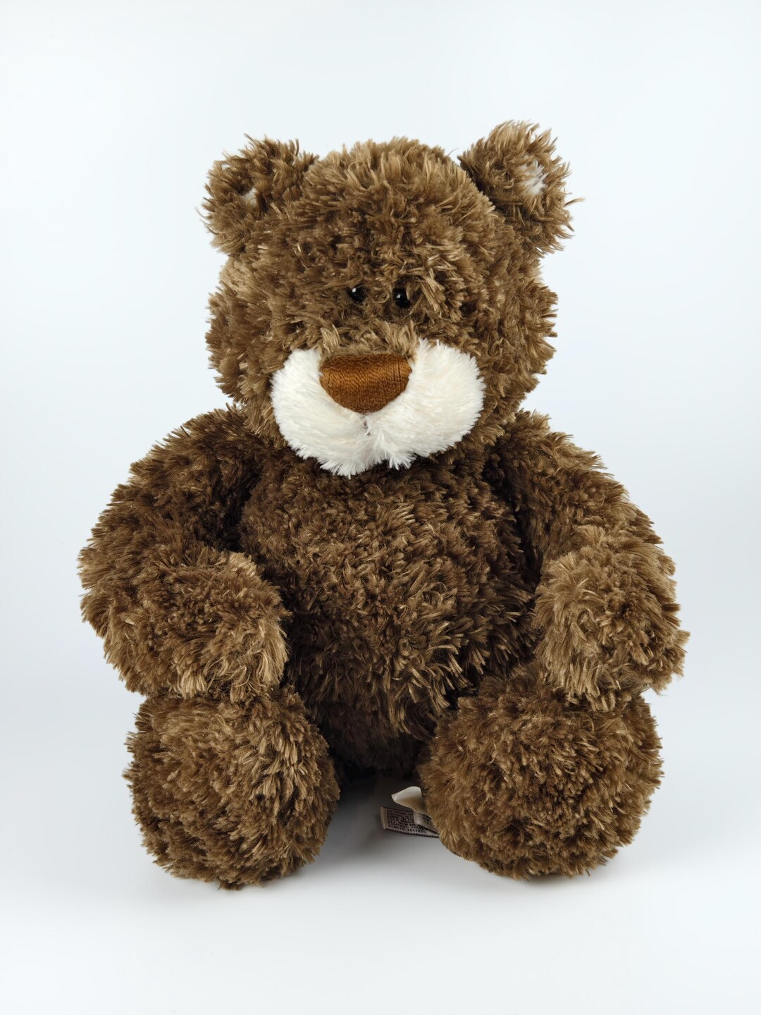 Vintage GUND Sweeney Teddy Bear: 18" Brown & White Plush - Etsy