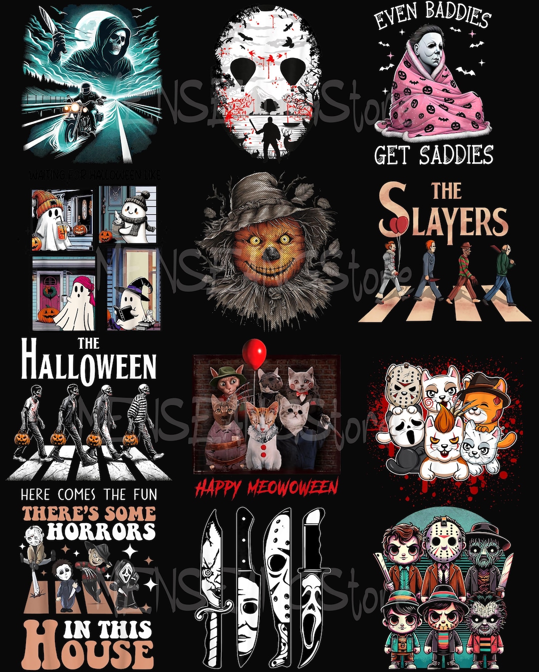 Horror Coquette Pink Png, Halloween Floral Png, Halloween Download ...