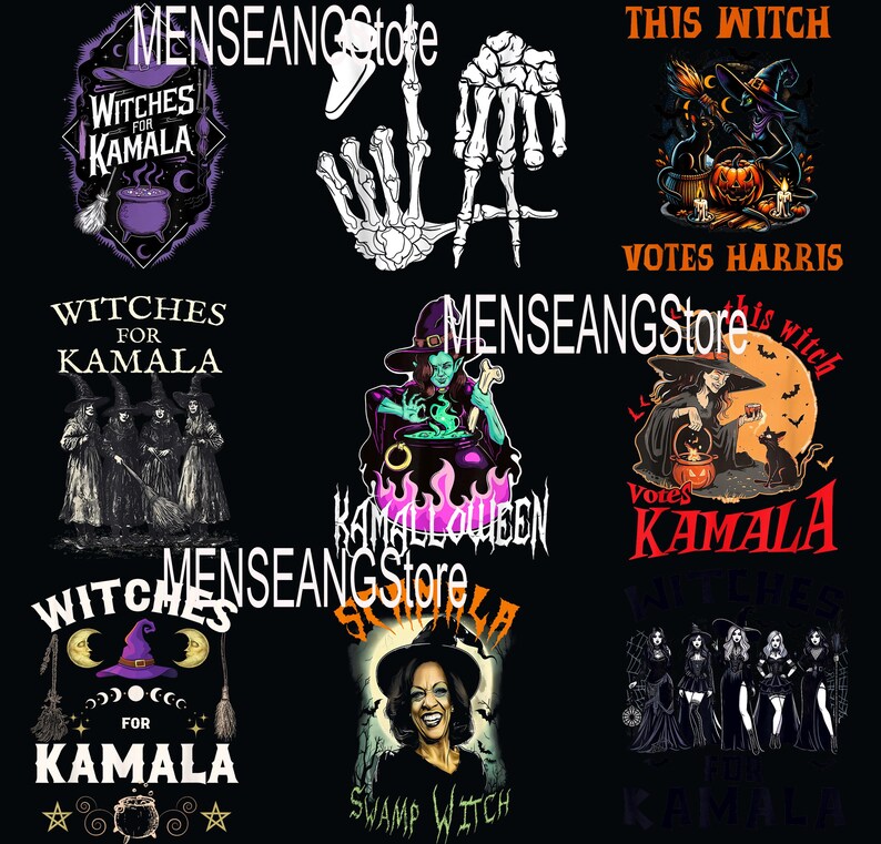 18 Png Kamala Harris 2024 Kahalloween Halloween Ghost With USA Flags ...