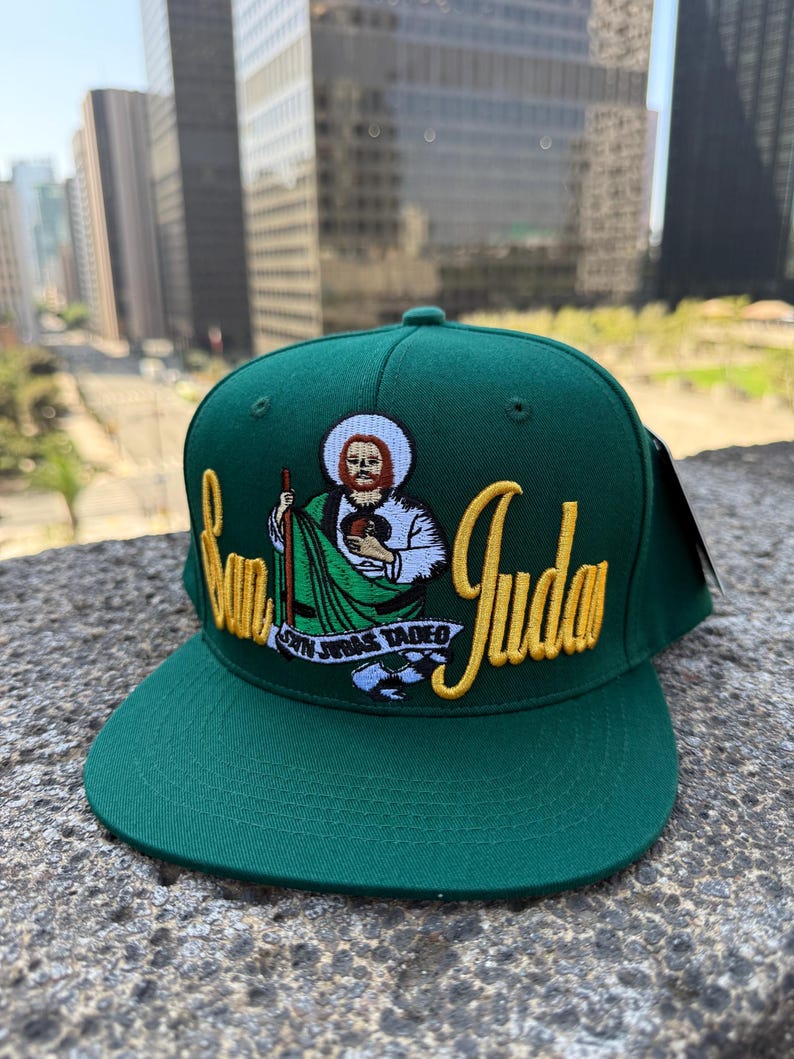 Saint Jude Snapback Hat: San Judas Tadeo Baseball Cap Embroidered - Etsy