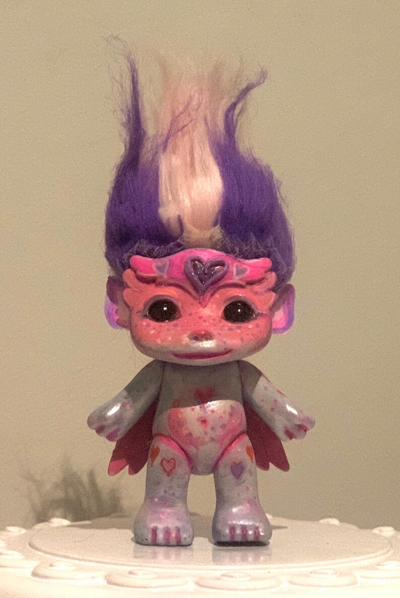 Custom Painted Troll Doll With Wings - Etsy