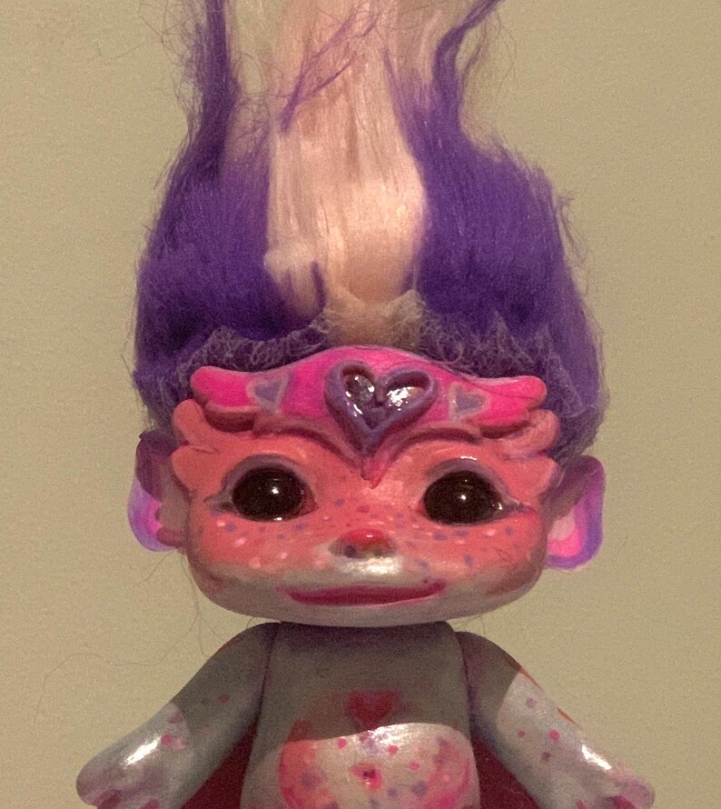 Custom Painted Troll Doll With Wings - Etsy