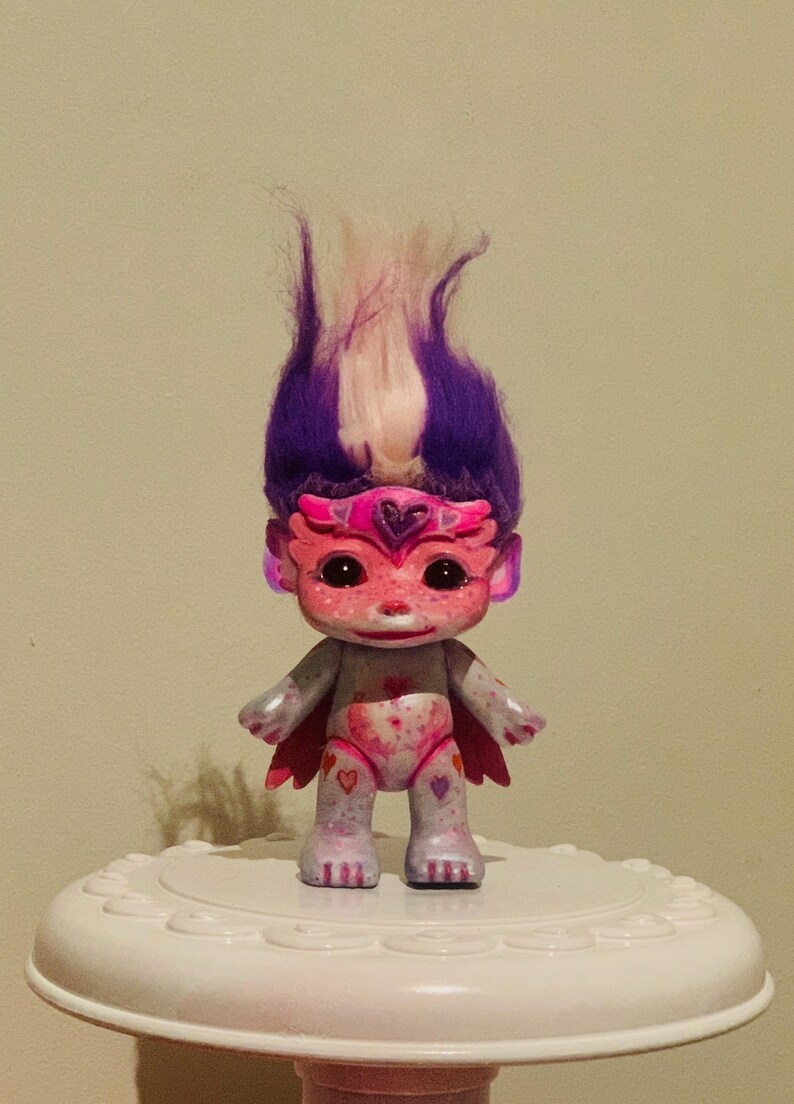 Custom Painted Troll Doll With Wings - Etsy