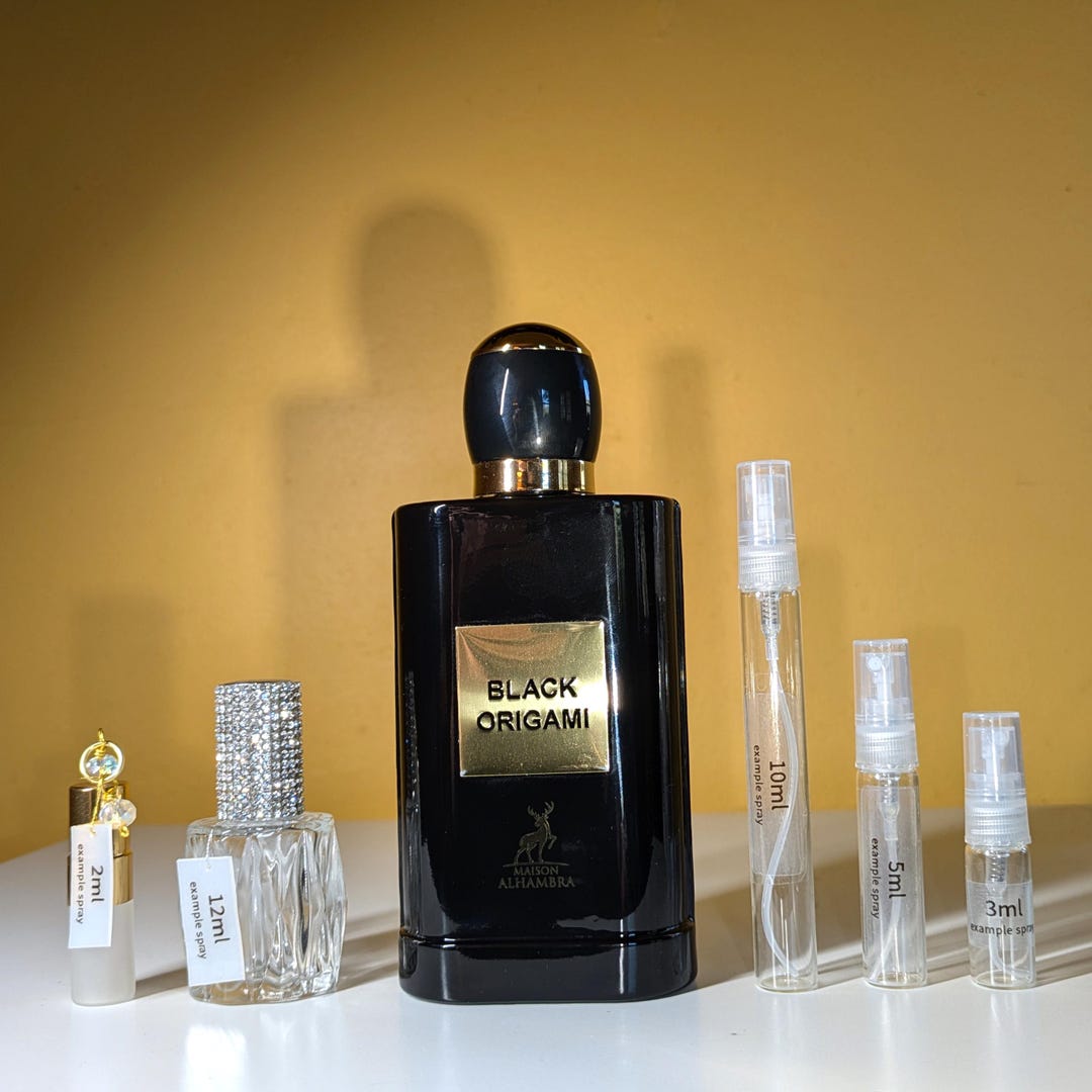 Black Origami by Maison Alhambra Decant of Perfume, Choose From 5 Sizes ...