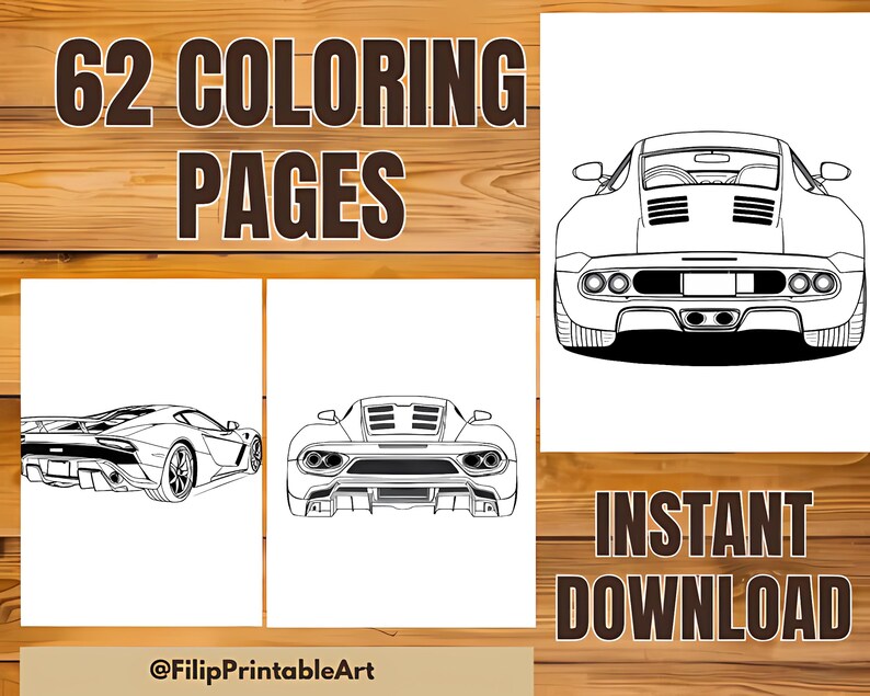 62 Sports Cars Coloring Pages, Printable Coloring Pages, Car Coloring ...