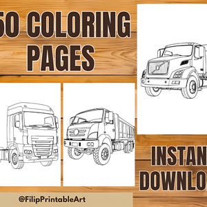 50 Truck Coloring Pages, Printable Coloring Pages, Car Coloring Pages ...