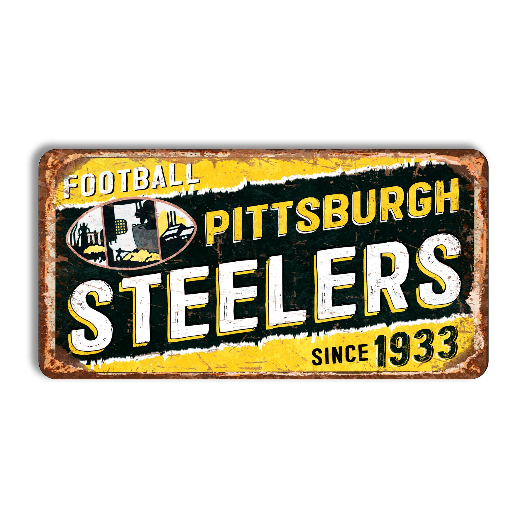 Pittsburgh Steelers Metal Sign - Etsy