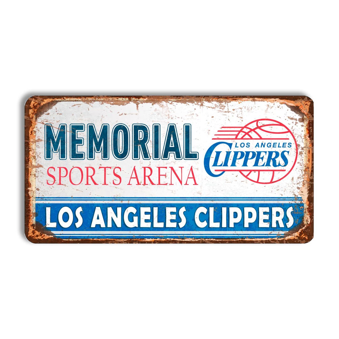 Los Angeles Clippers Metal Sign Memorial Sports Arena Stadium Sign Los ...