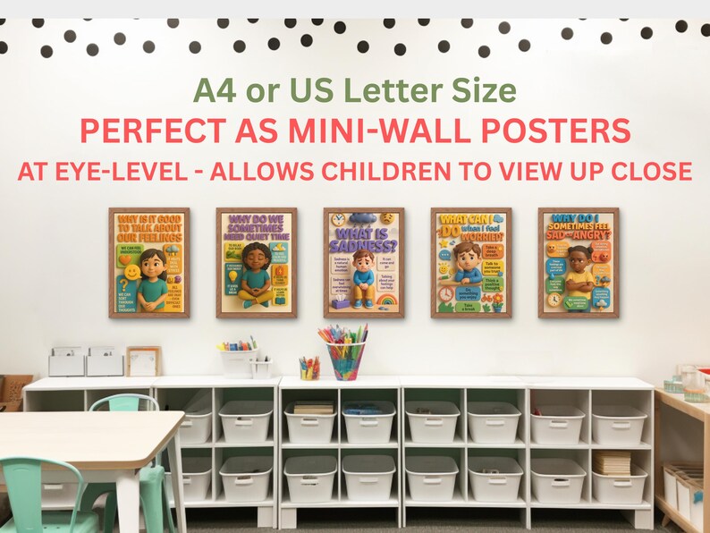 Quiet Time Poster, SEL Poster for Kids, Calm Down Corner, First and ...