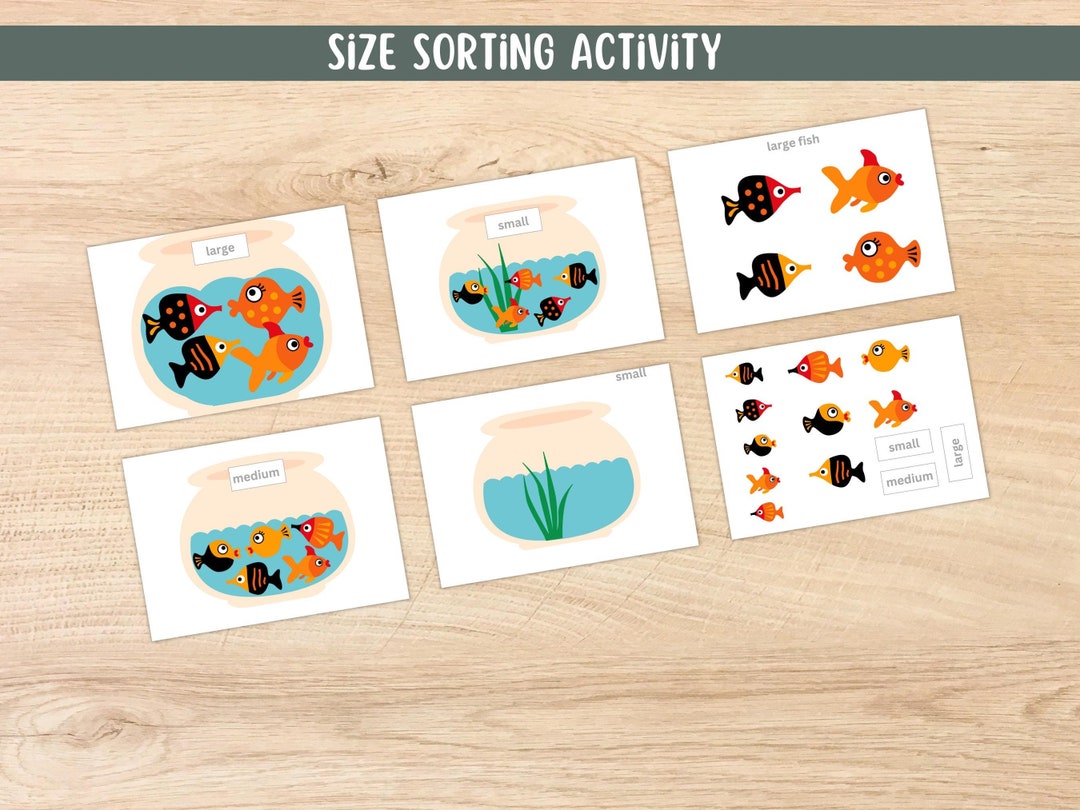 Sorting Activities Games, Toddler Busy Book Printable Color Learning ...