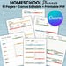 Editable Homeschool Planner 2025-2026, Printable PDF, Lesson Plan Book ...