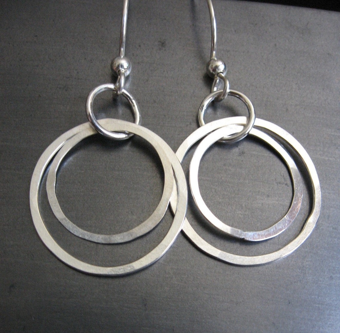 Double Hoops - Etsy