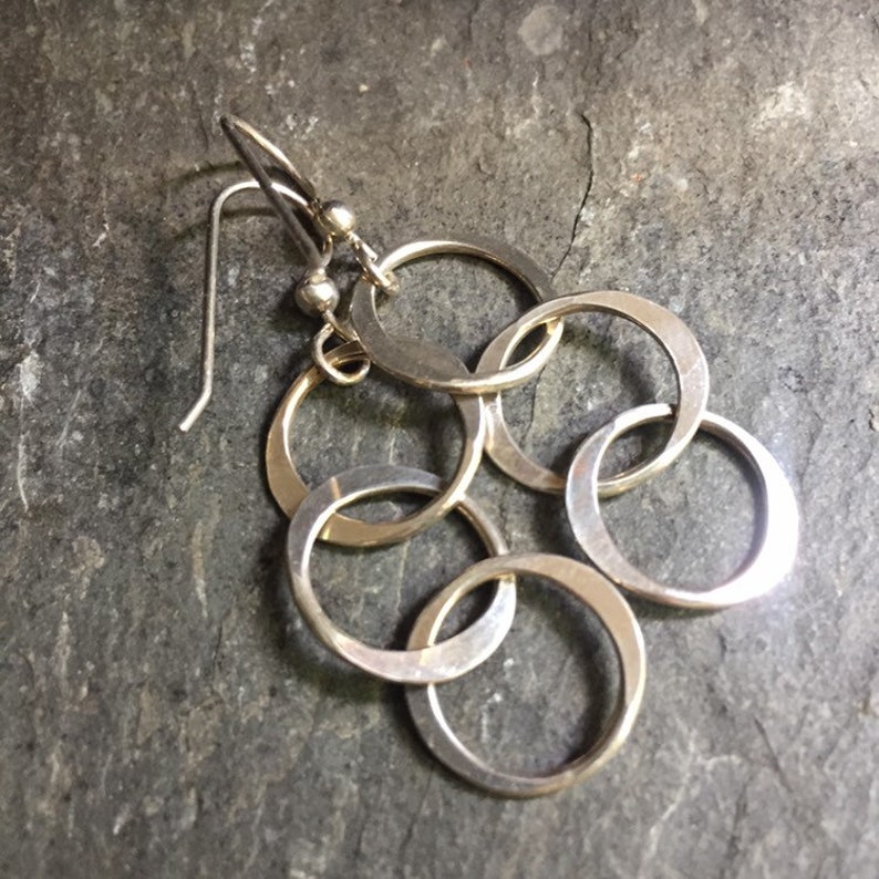 Three Hoop Earrings - Etsy