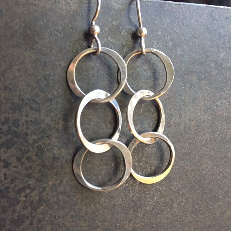 Three Hoop Earrings - Etsy