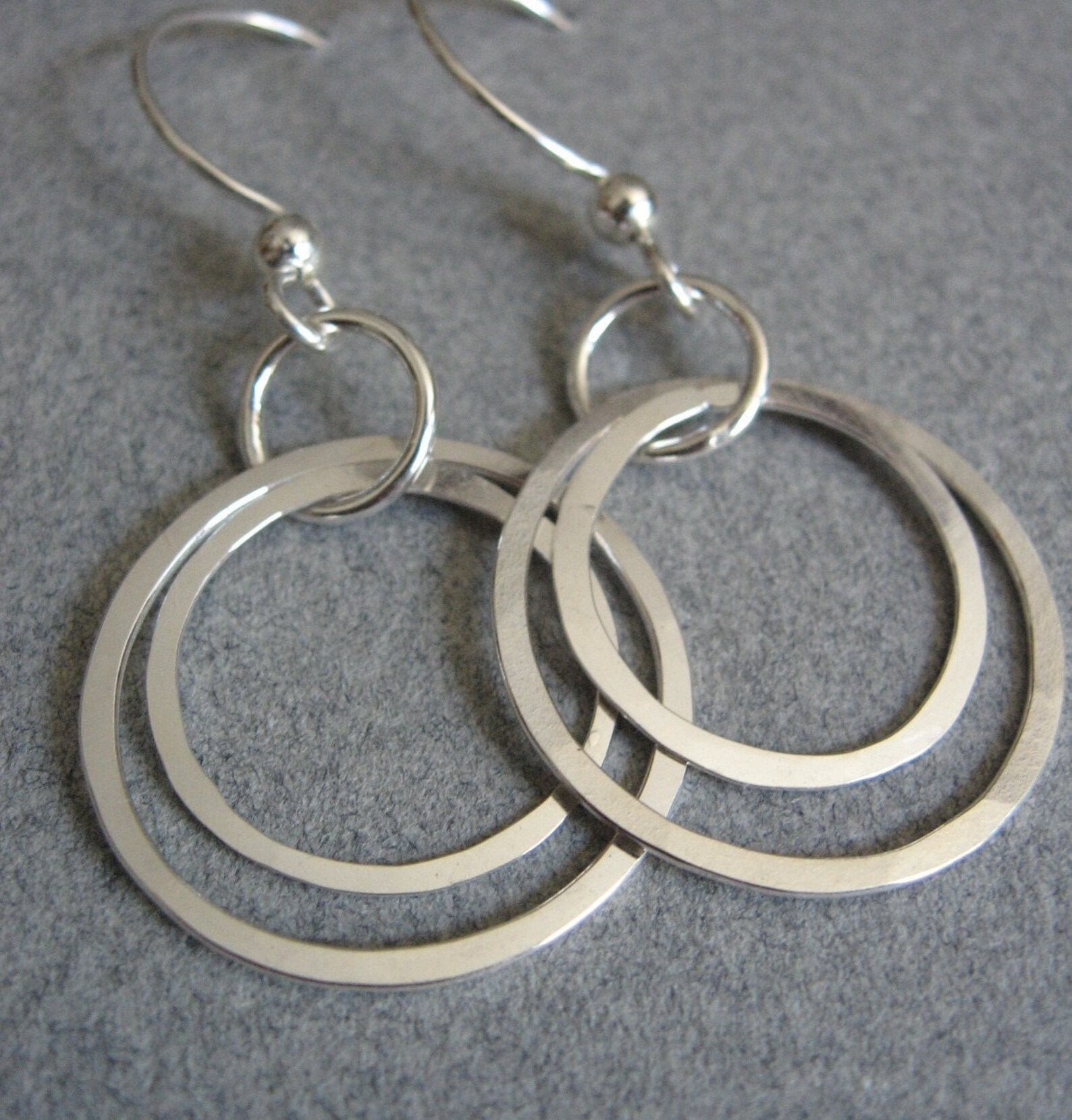 Double Hoops - Etsy