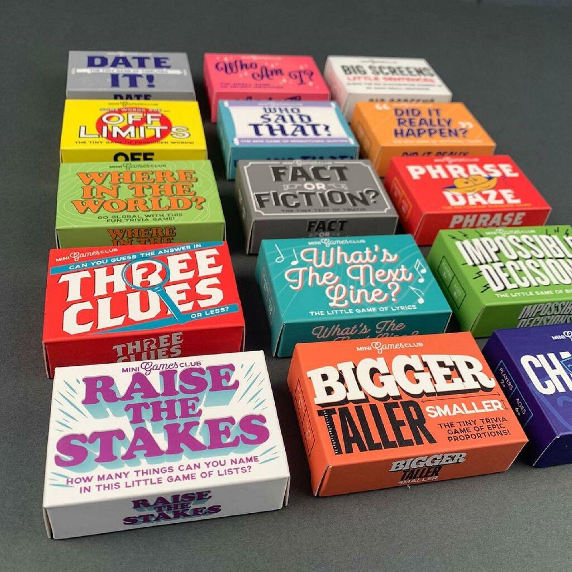 Mini Games Club Matchbox Game - Table Gifts, Table Games, Wedding ...