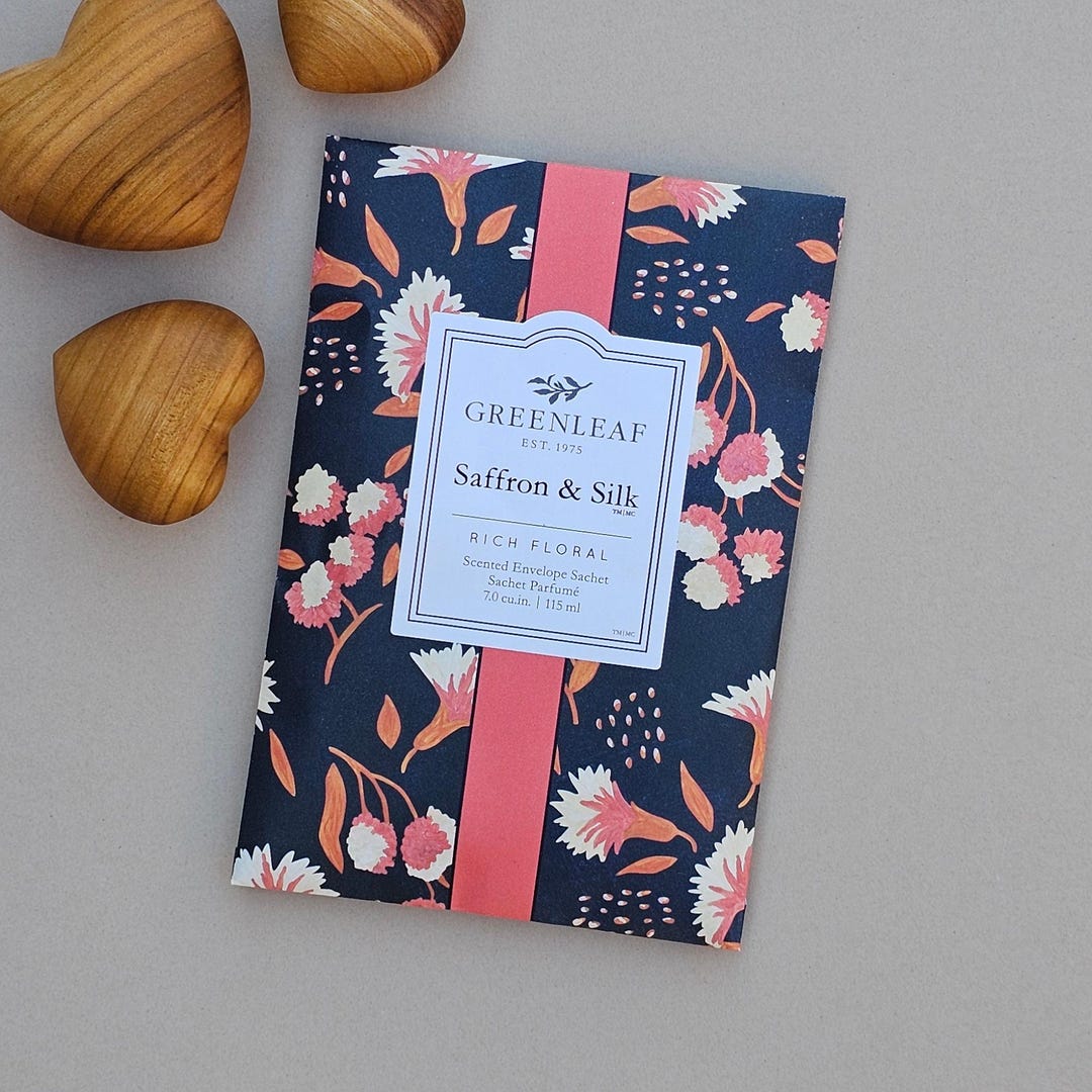Scented Room Sachet - Saffron and Silk - Etsy