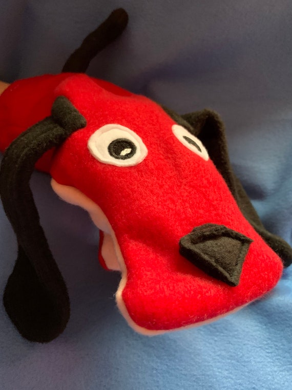Toddler Safe Red Dog Puppet - Etsy