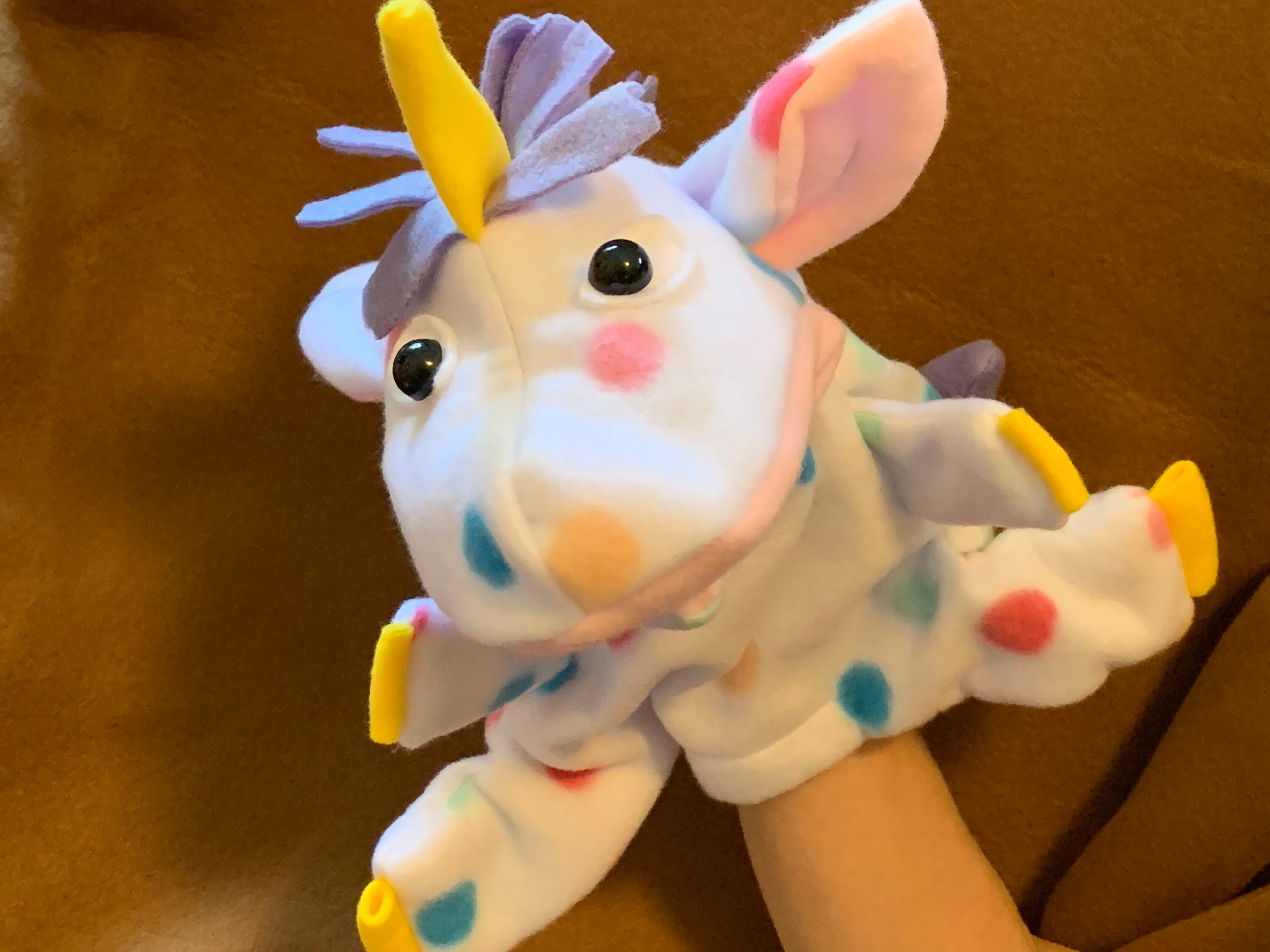 Unicorn Hand Puppet | Etsy