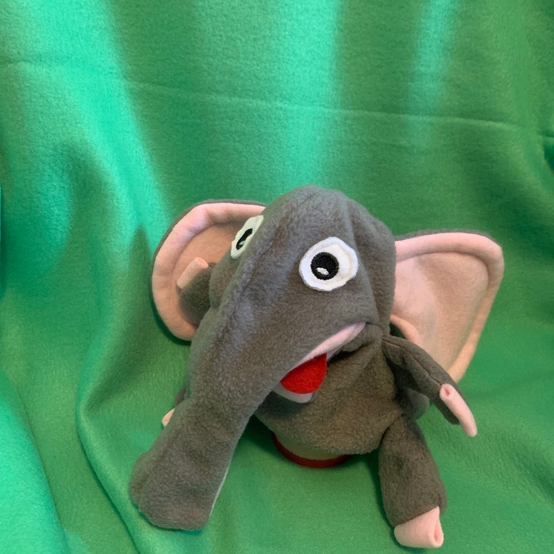 Elephant Puppet - Etsy