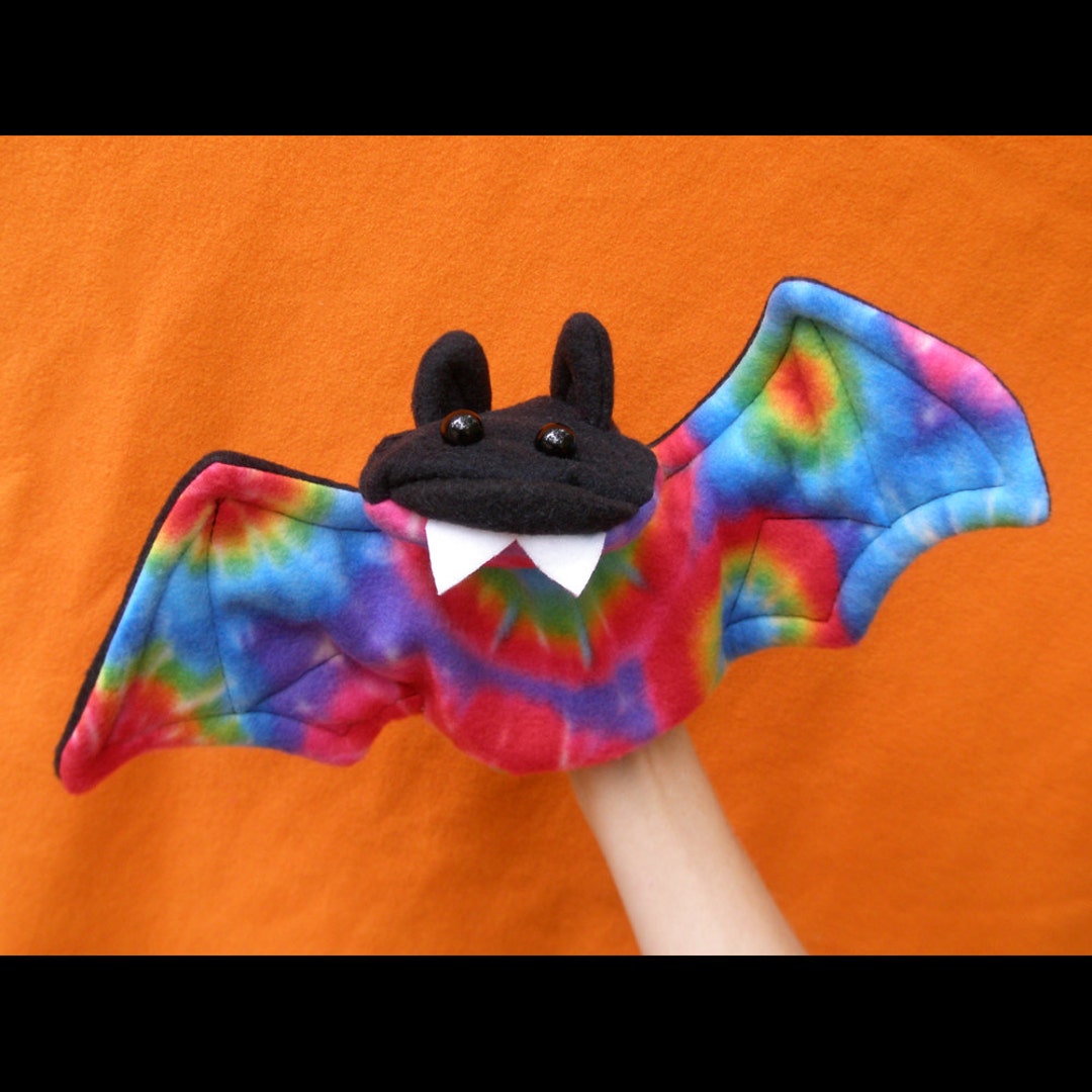 Spooky Bat Hand Puppet - Etsy