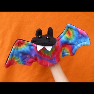 Spooky Bat Hand Puppet - Etsy