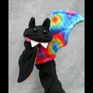 Spooky Bat Hand Puppet - Etsy