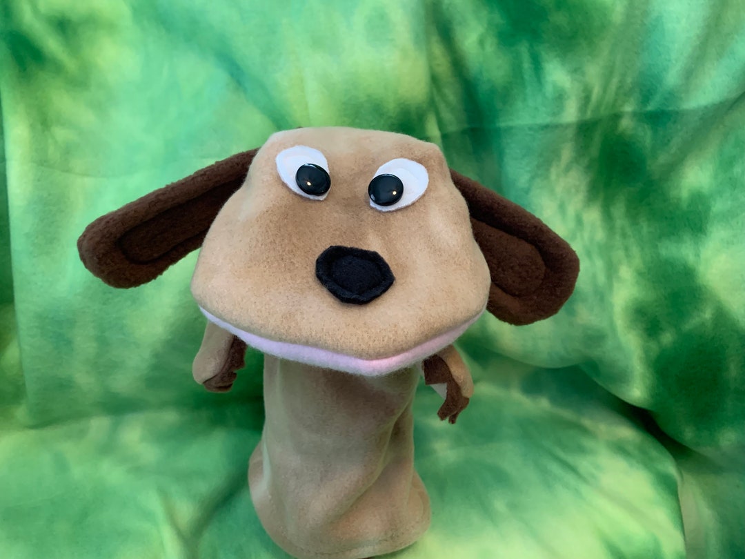 Brown Puppy Puppet - Etsy