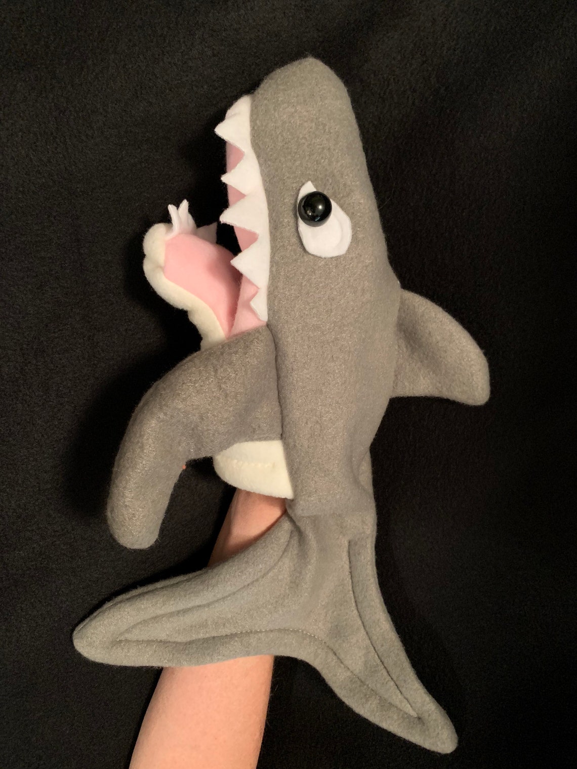 Sharky Shark Hand Puppet | Etsy