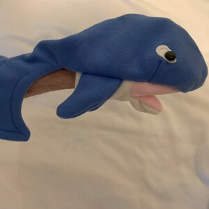 Blue Whale Hand Puppet - Etsy