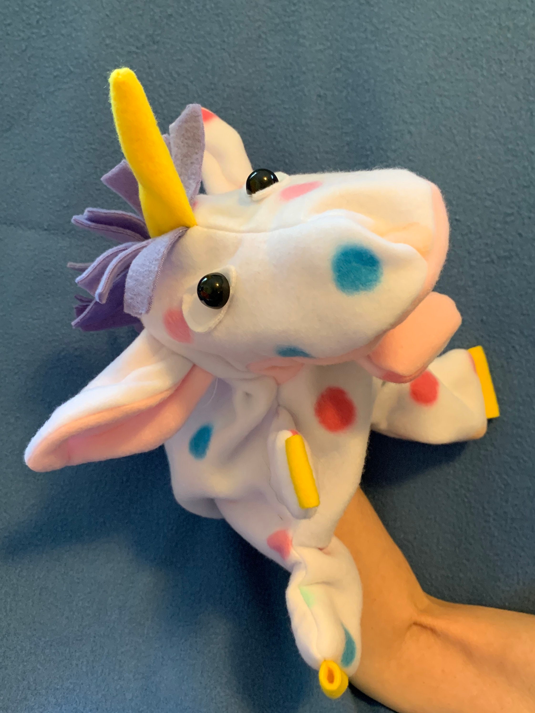 Unicorn Hand Puppet | Etsy