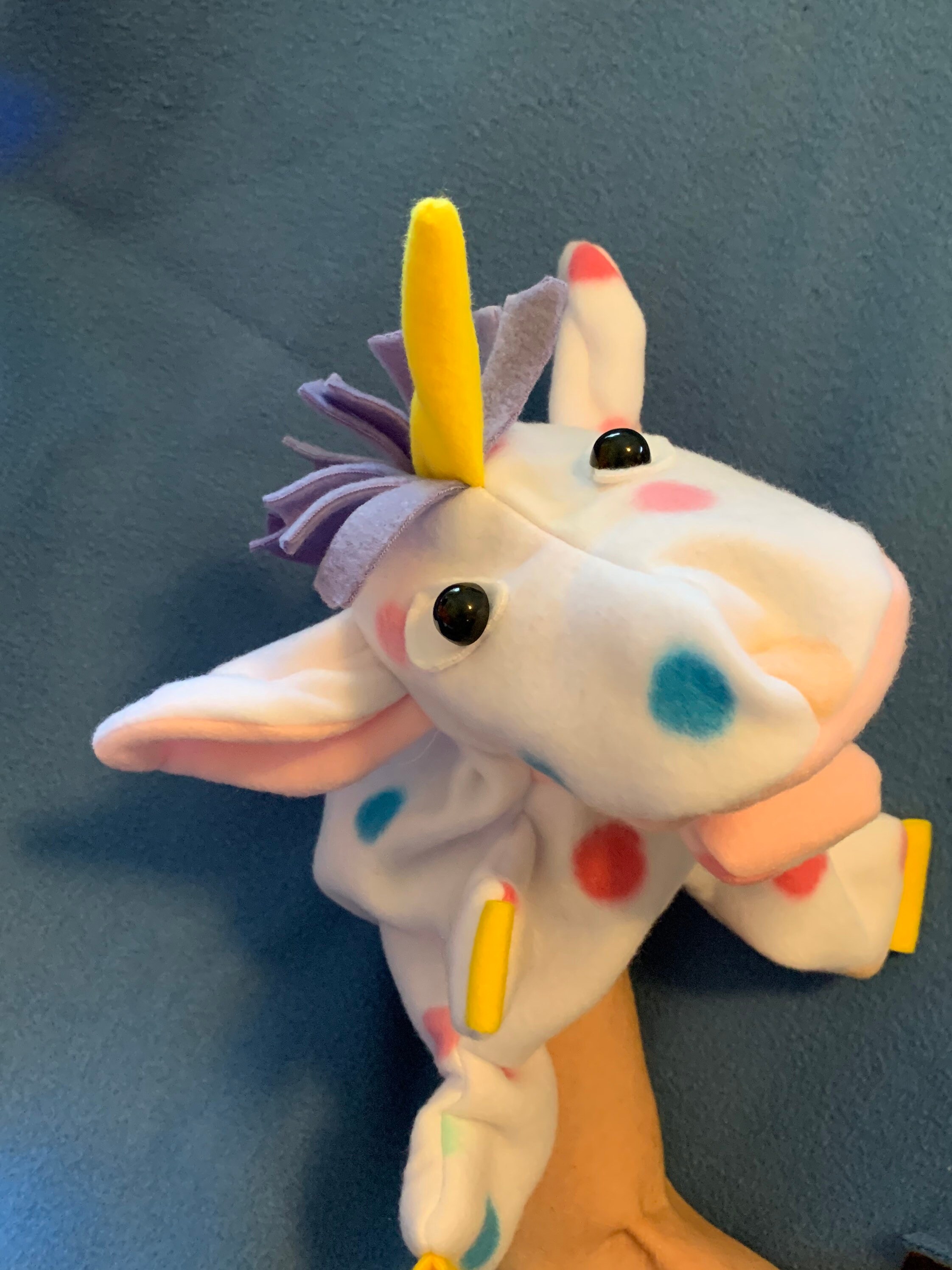 Unicorn Hand Puppet | Etsy