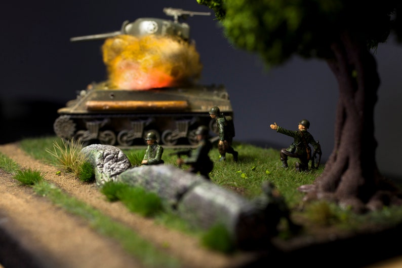 Custom Diorama WWII Ww2 Tank Gift for Soldier for Army Hobbyist ...