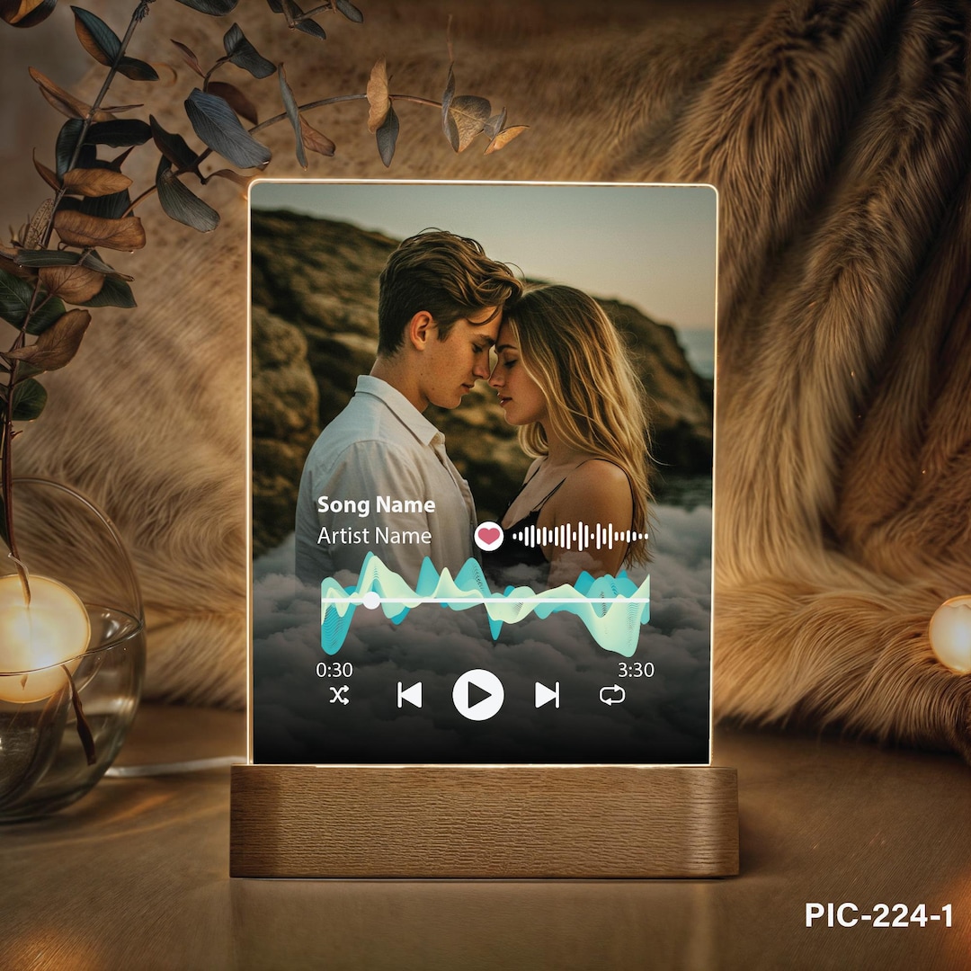 Personalized Album Cover Song Plaque, Romantic Gift, Wedding Gift ...