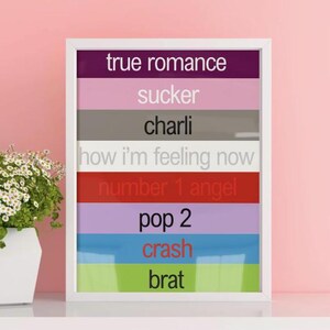 Charli XCX Minimalist Poster 18x24 College Dorm Decor Digital Download ...