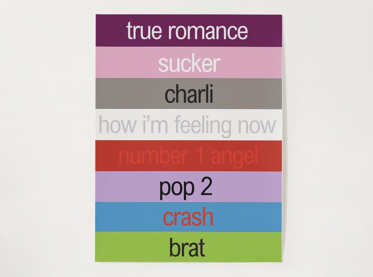 Charli XCX Minimalist Poster 18x24 College Dorm Decor Digital Download ...