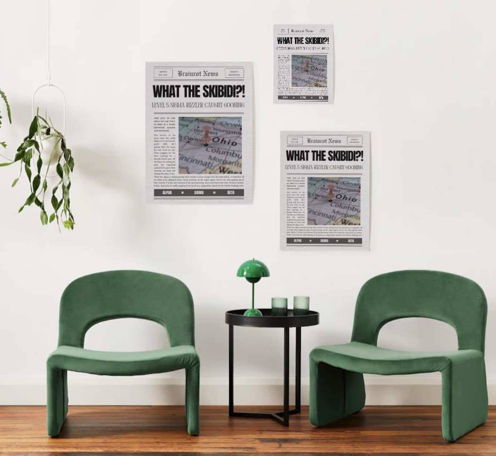 Brainrot News - Funny Kid Slang Internet Lingo Poster | Skibidi, Rizz ...