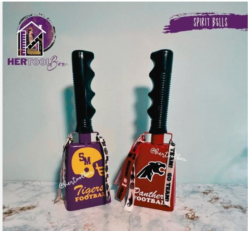 Sports Team Spirit Bells, Stadium Cheer Bells - Etsy